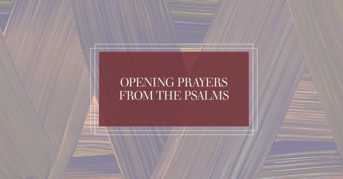 Powerful Opening Prayers from the Psalms: Psalm 75